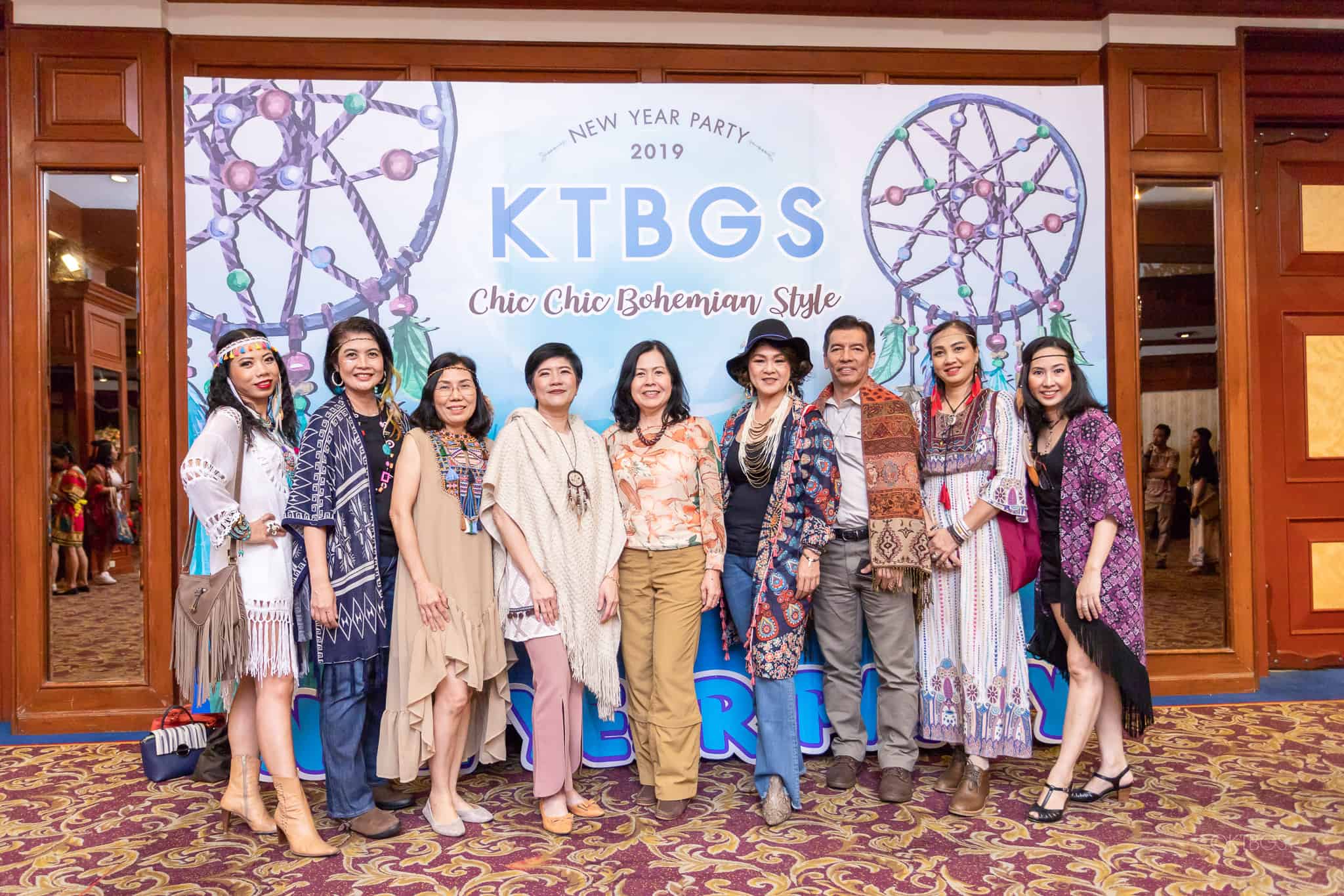 งานเลี้ยงสังสรรค์ปีใหม่ KTBGS Chic Chic Bohemian Style 2019 - KTGS